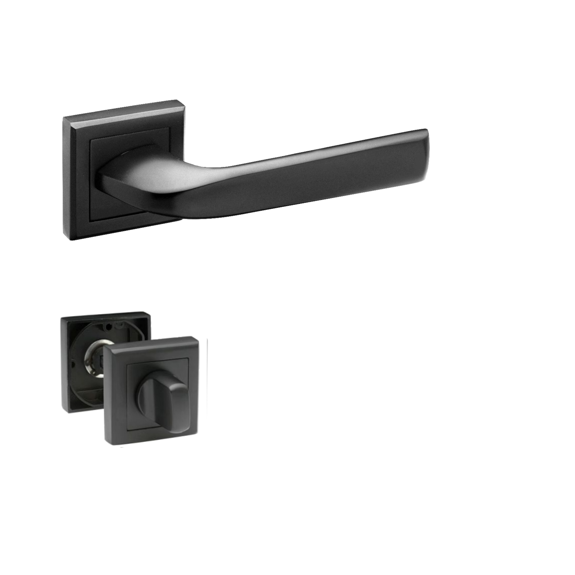 Kilincs Bussare CLASSIC VERTICO A-12-30 fekete WC-fordítós zárral - eMAG.hu