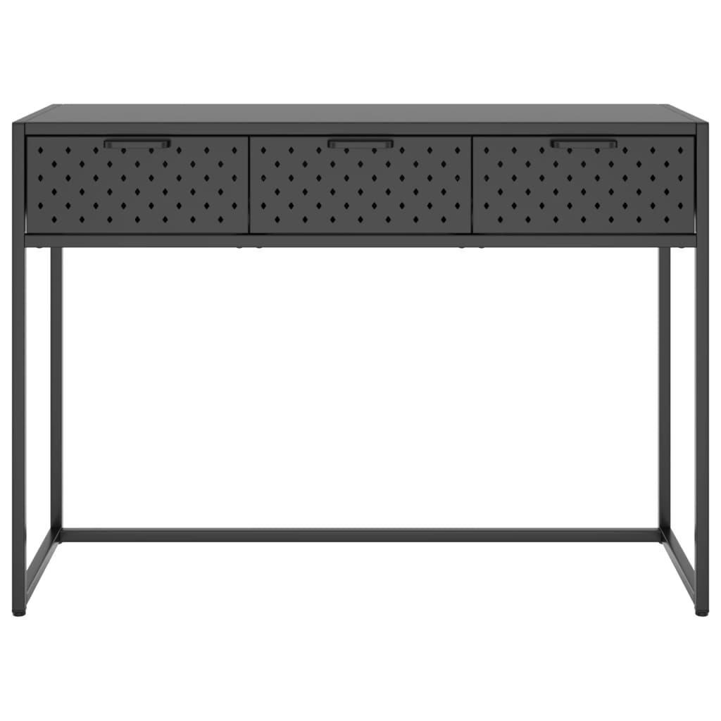 Masa consola, Vintage, antracit, 106x35x75 cm, otel, pentru Living ...