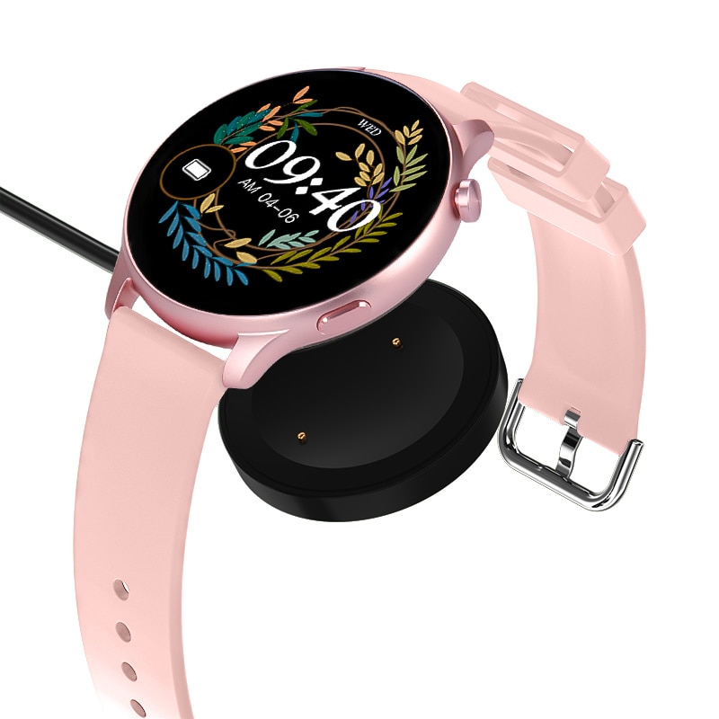 Techmoon női okosóra, 1,28 hüvelykes Full Touch kijelző, Bluetooth ...