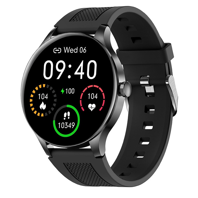 Ceas Smartwatch, Techmoon®, 1.3" Full Touch, Notificari Apeluri/Sms ...