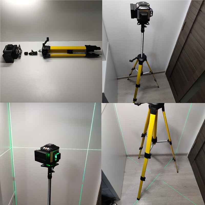 Nivela laser profesionala 3D, 3x360º, raza de actiune 30m, functie de ...