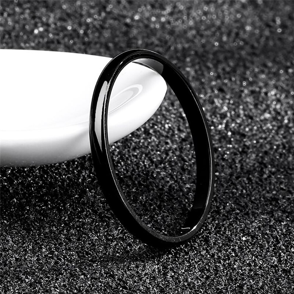 Inel inox 4277D, Sic Moda, Negru, 8 US, 57 mm - eMAG.ro