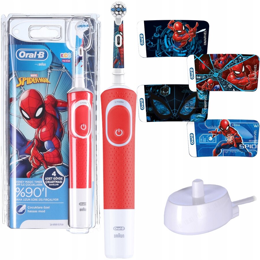 Oral-B Elektromos fogkefe, gyerekeknek, Spider - eMAG.hu