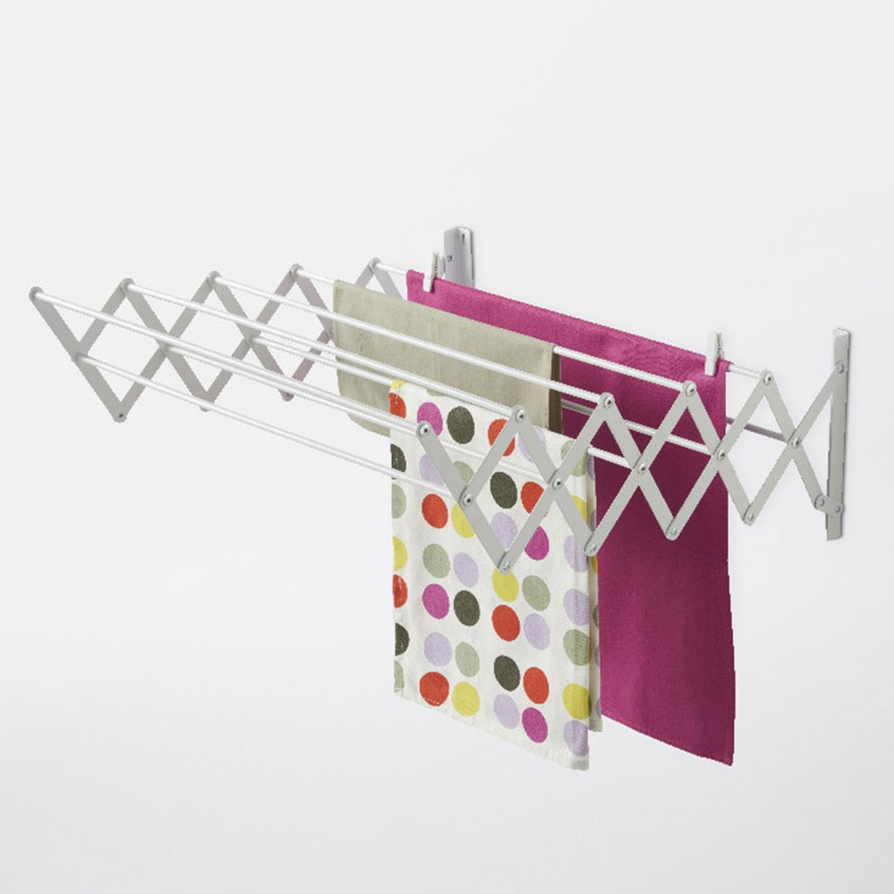 Uscator Rufe SIKS din Aluminiu, Extensibil, Prindere pe Perete, Kit ...