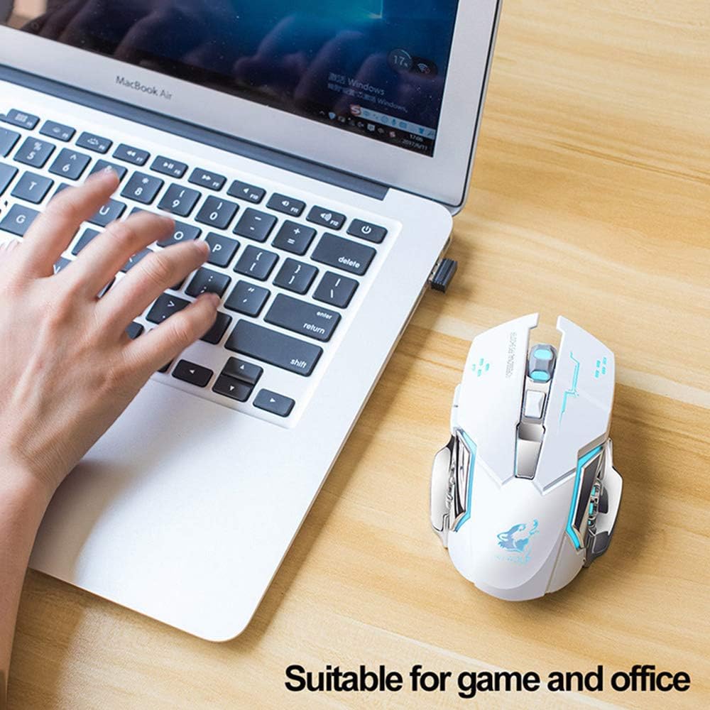 Mouse gaming, Excitat®, Receptor USB, 7 culori cu LED-uri, Mouse ...