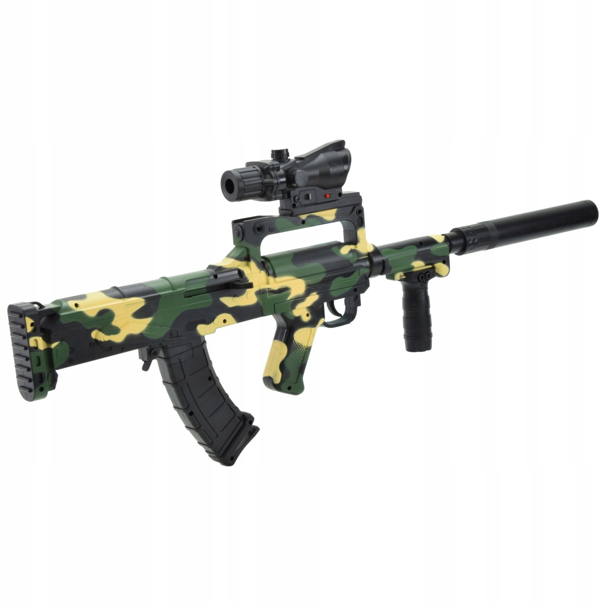 Set Pusca laser/tinta/bile, Replica ASG, Plastic, ASG, 6 mm, Multicolor ...