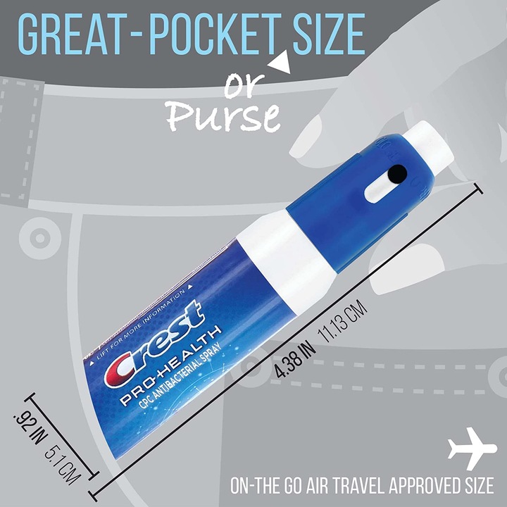 Spray Bucal, Crest, Pro-Health, cu CPC, impotriva Halitozei ...