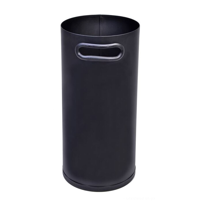 Recipient pentru depozitarea uneltelor de la soba/semineu, Metal, Negru ...