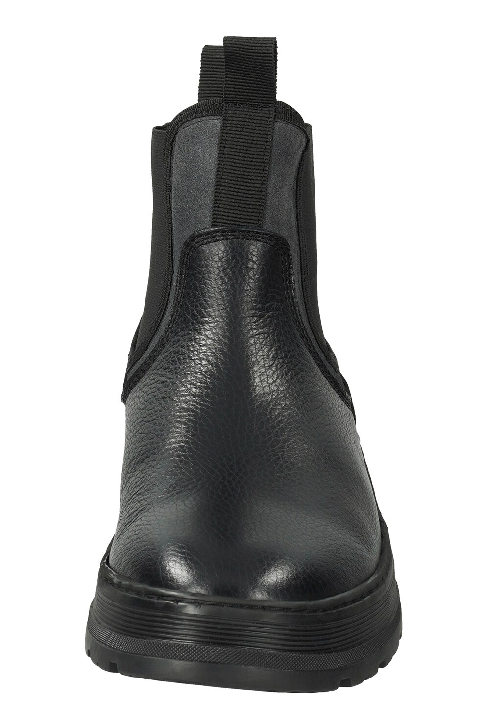 Scotch & Soda, Ghete Chelsea de piele cu insertii textile si de piele ...