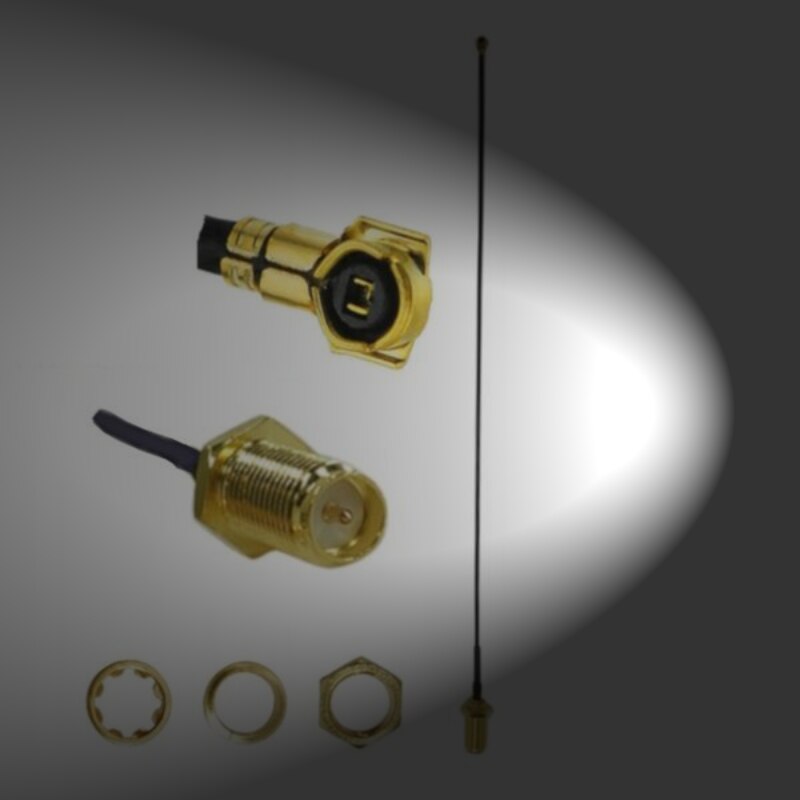 Adaptor Pigtail MHF4 IPX IPEX - SMA-RP 0.81 mm, 30 cm - eMAG.ro