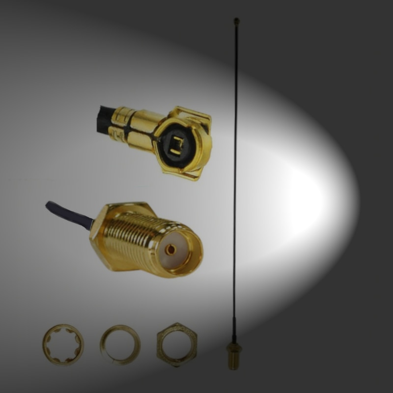 Adaptor Pigtail MHF4 IPX IPEX - SMA 0.81 mm, 10 cm - eMAG.ro