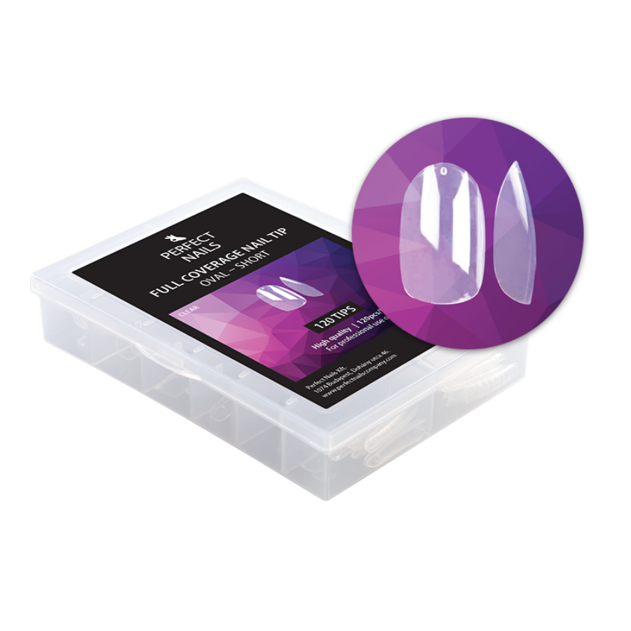 Set Tipsuri, Perfect Nails, Transparent - eMAG.ro