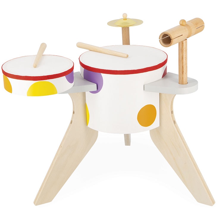 Set de tobe din lemn Janod - Confetti - eMAG.ro