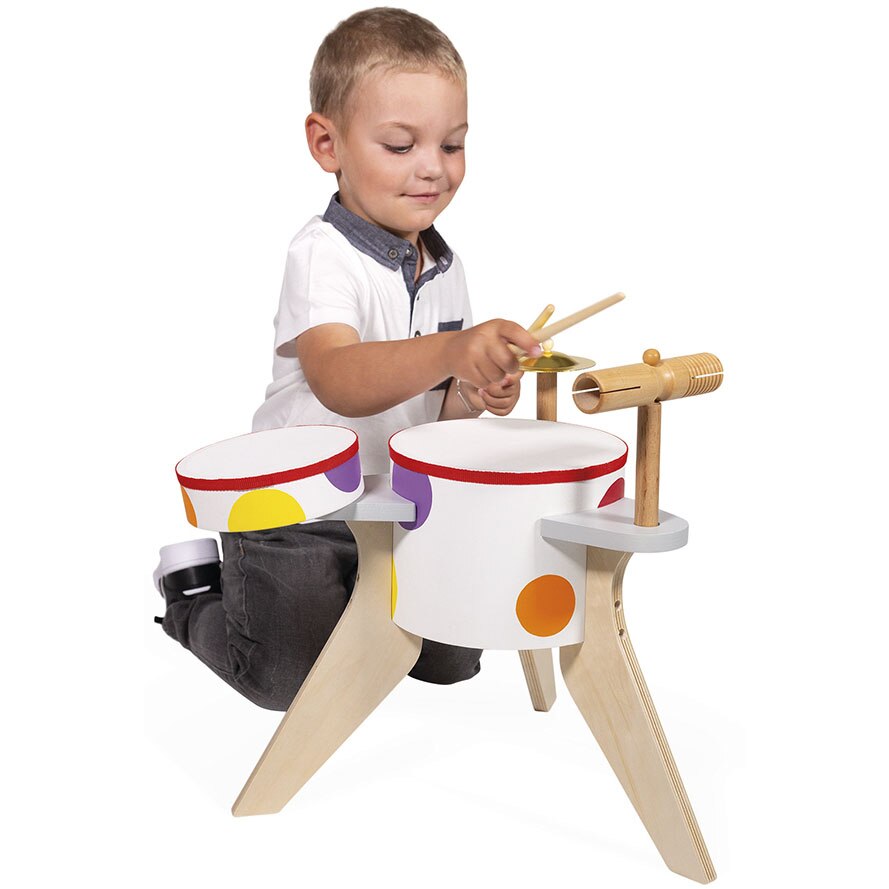 Set de tobe din lemn Janod - Confetti - eMAG.ro