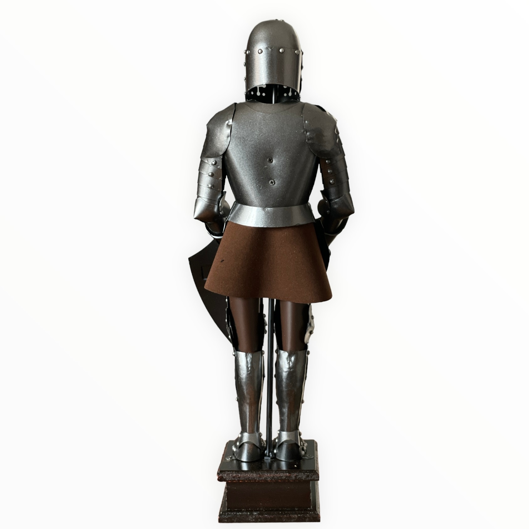 Statueta Decorativa, Cavaler in armura cu scut B, 44x15x10 cm - eMAG.ro