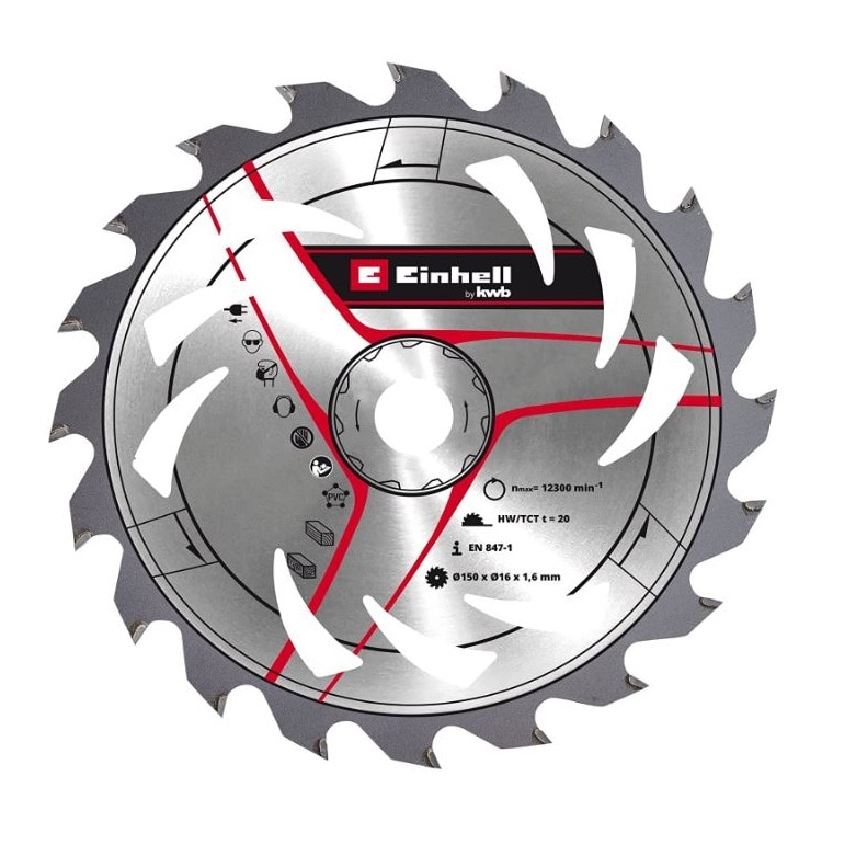 Disc circular KWB TCT 150 x 16 mm Z= 20 pentru TE-CS 18/150 Li Solo ...