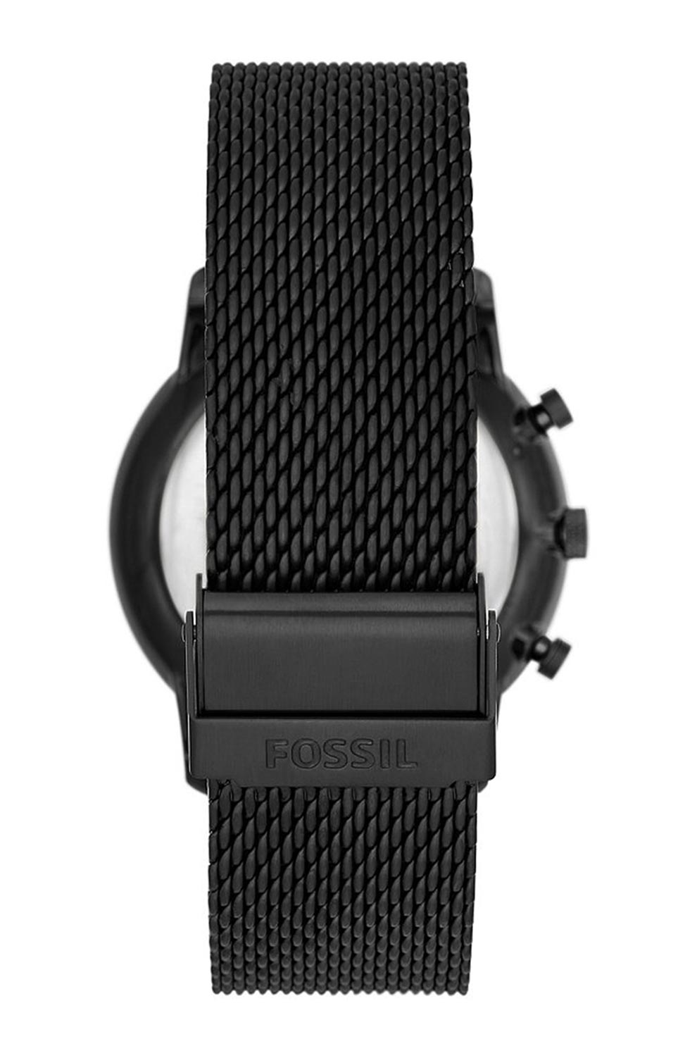 Fossil, Часовник от неръждаема стомана с хронограф, Черен - eMAG.bg