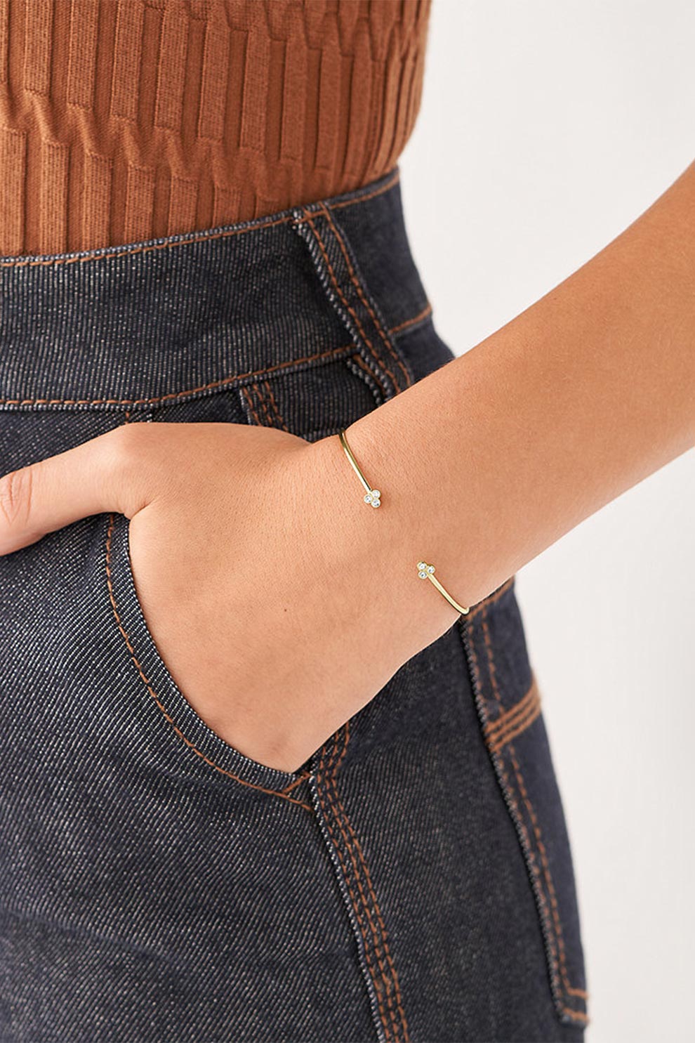 Fossil, Bratara rigida de otel inoxidabil, Auriu - eMAG.ro