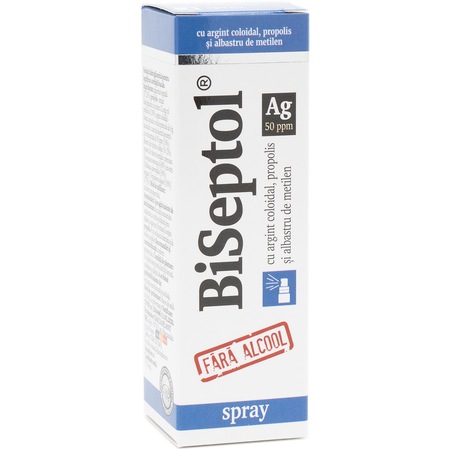 Spray cu propolis si albastru de metilen Biseptol 20ml - eMAG.ro
