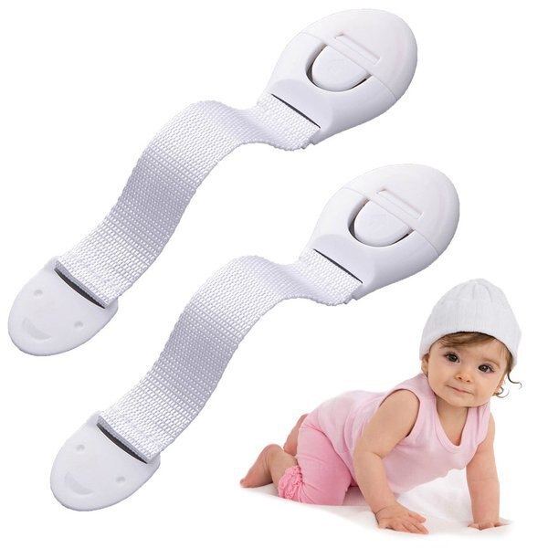 Set sisteme siguranta flexibile textile pentru usi si sertare 2 buc - eMAG.ro