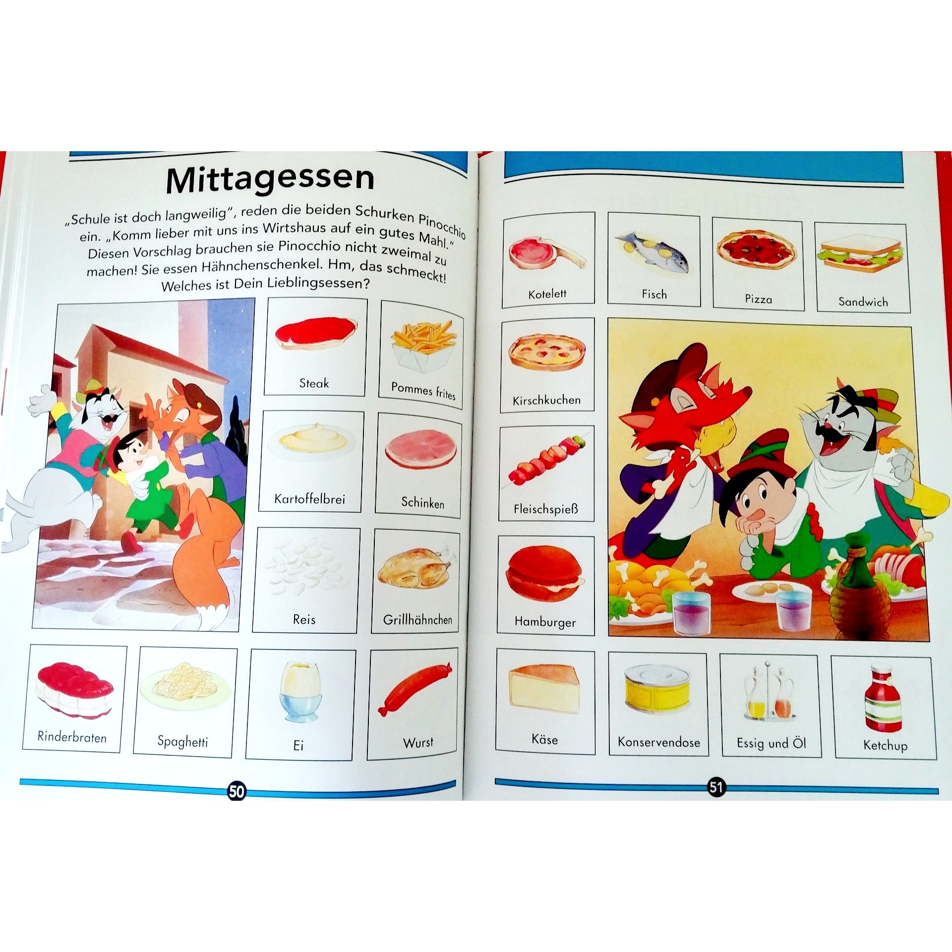 Carte ilustrata in limba germana, pentru copii, pentru invatarea ...