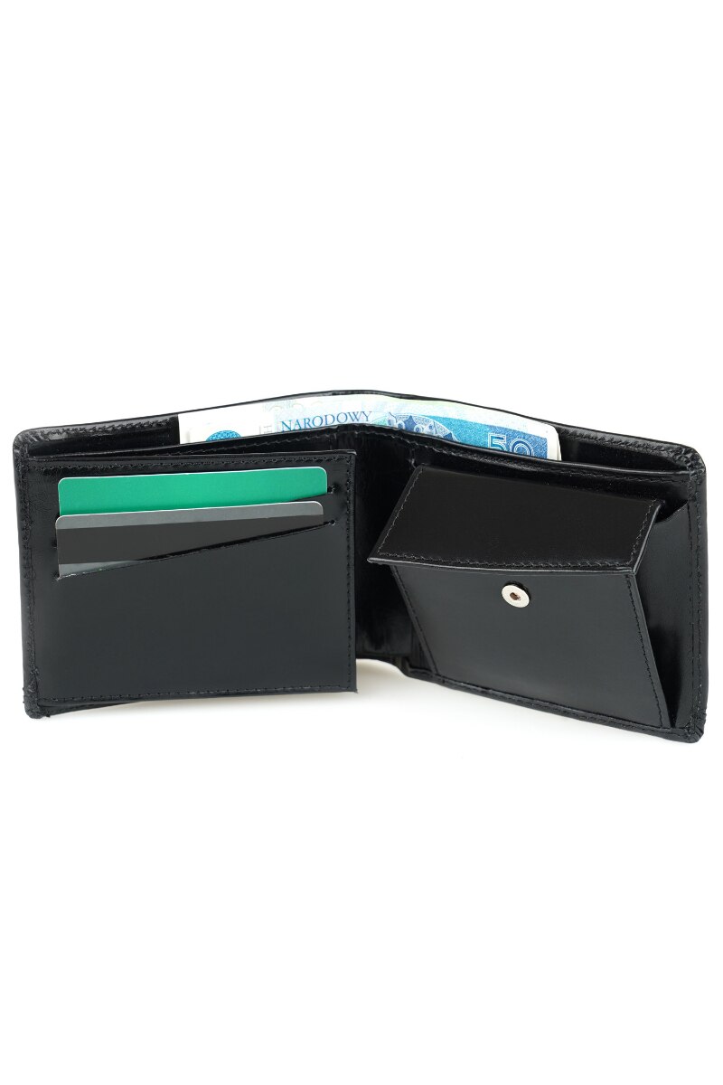 Portofel barbati, Paolo Bantacci, Basilio, Piele naturala, 120 x 100 mm ...