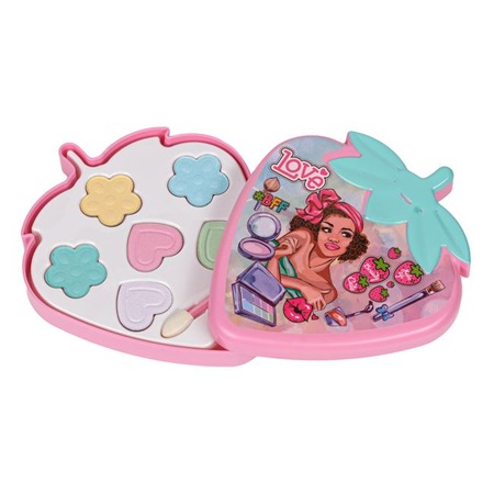 Trusa de machiaj pentru copii, forma capsuna, Roz - eMAG.ro