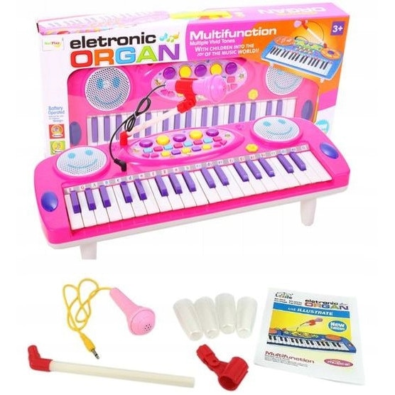 Orga Electrica pentru Copii cu Microfon, Volum Reglabil, Multiple ...