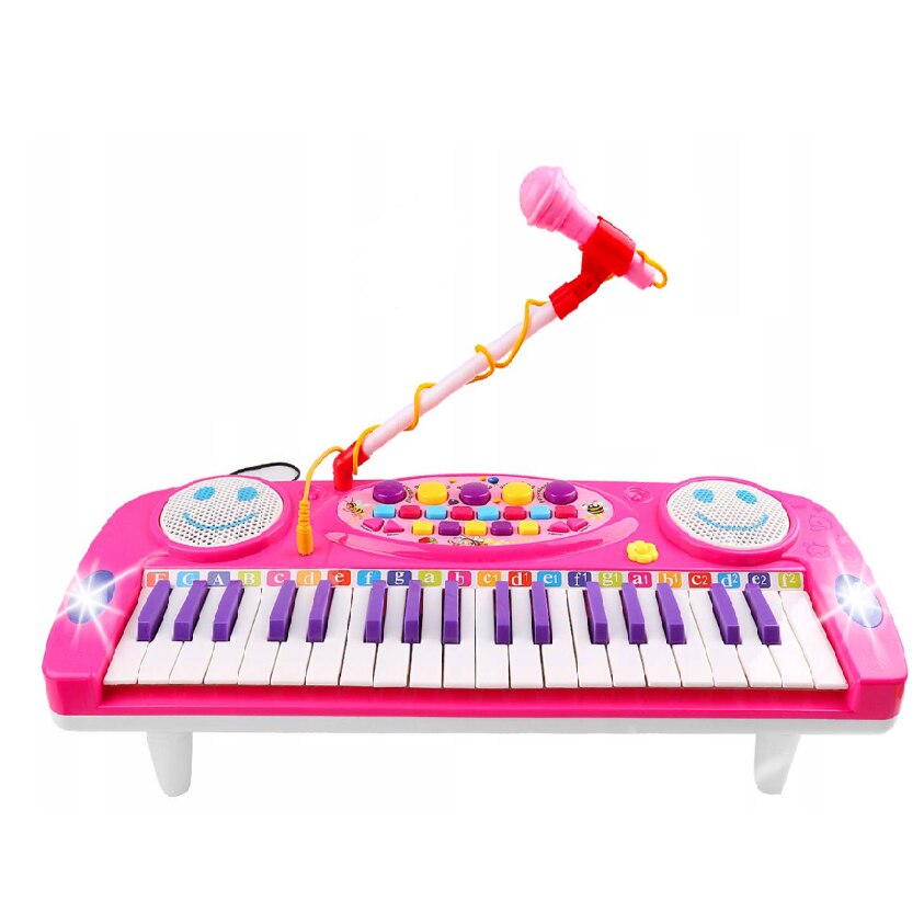 Orga Electrica pentru Copii cu Microfon, Volum Reglabil, Multiple ...