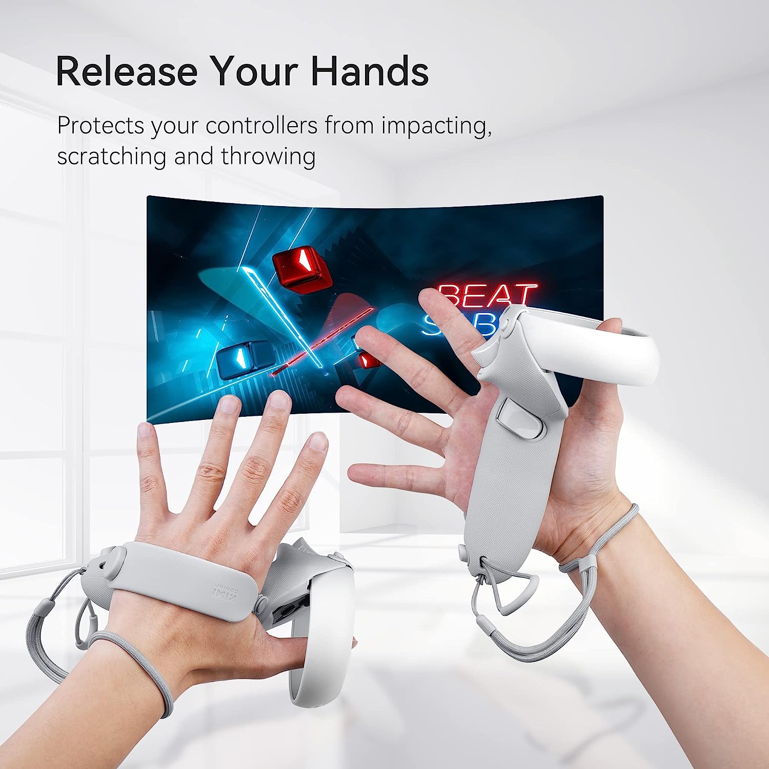 Set 2 huse pentru controler V3 pentru Oculus Quest 2, Kiwi Design ...