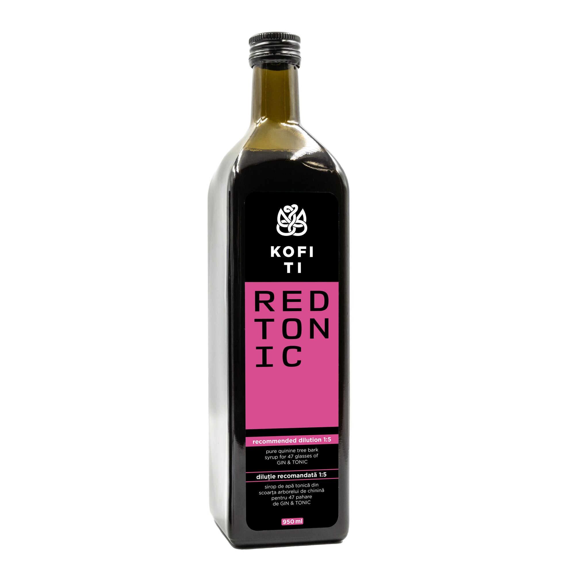 Тонизираща вода с хибискус и лимонова трева - сироп, Red Tonic, 950 ml ...