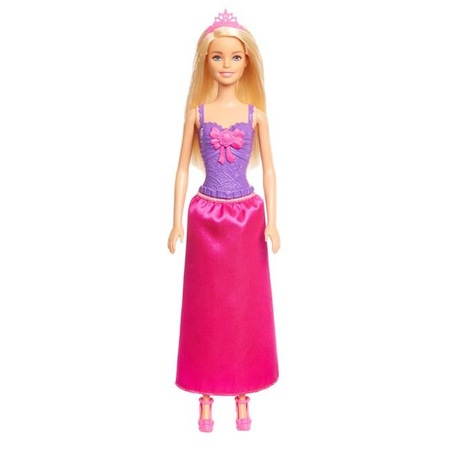 Papusa Barbie cu Rochie Princess Doll, Mattel, 8.5x5x33 cm, 3 ani ...