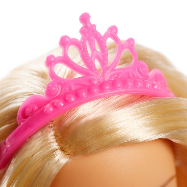 Papusa Barbie cu Rochie Princess Doll, Mattel, 8.5x5x33 cm, 3 ani ...