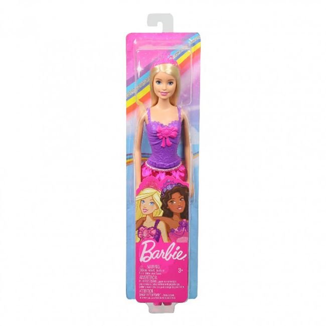 Papusa Barbie cu Rochie Princess Doll, Mattel, 8.5x5x33 cm, 3 ani ...