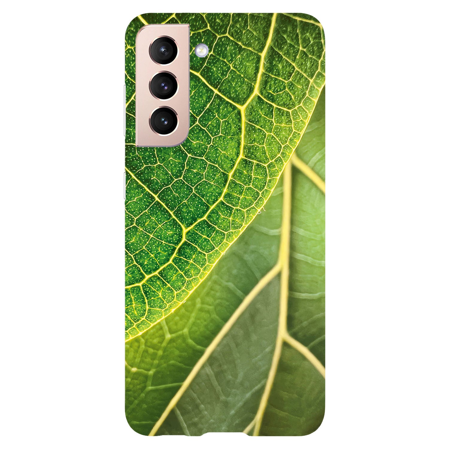 Кейс съвместим с модел Samsung Galaxy S21 Ultra Leaf, Силикон, TPU ...