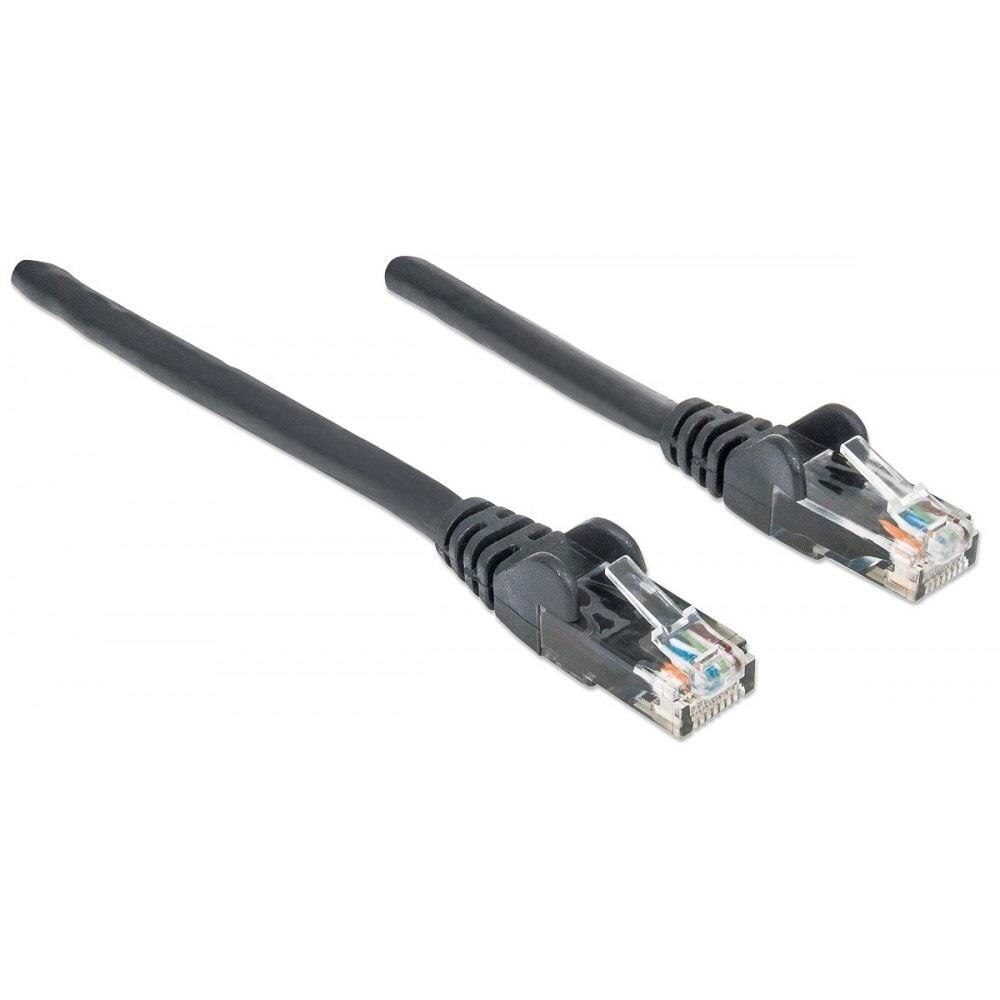 Cablu Intellinet UTP Patch cord, 100% Cupru, 3 m, Negru - eMAG.ro
