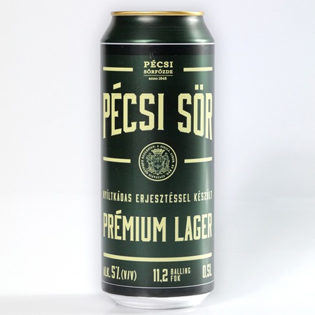 Pécsi Sör Prémium Lager sör 5%, 0,5 l - eMAG.hu