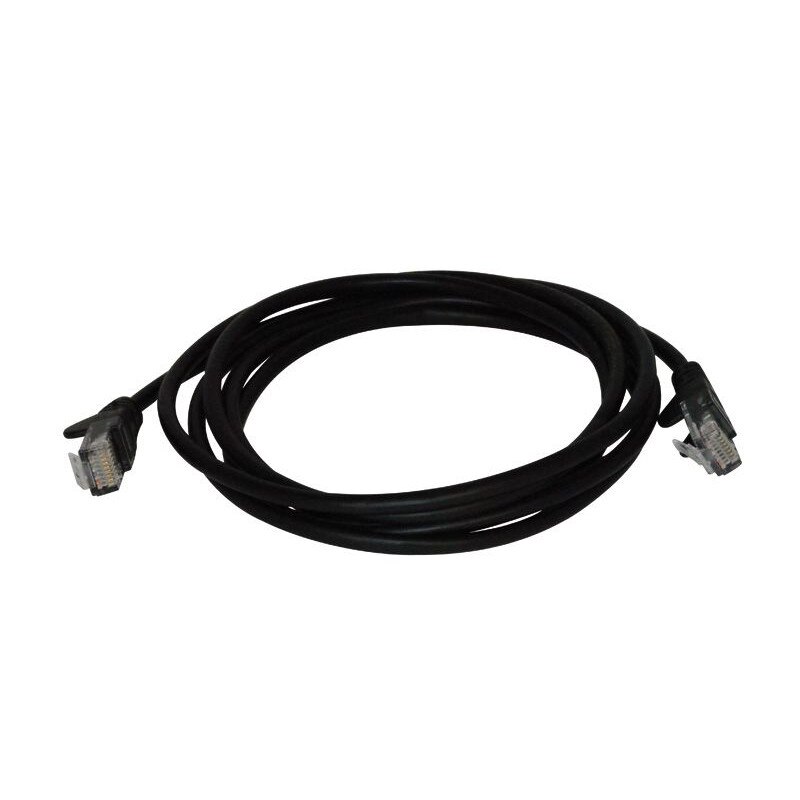 Cablu UTP Cat5e Retea, Ethernet, 5m lungime, mufa, conector RJ45, negru ...