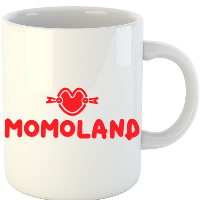Bögre Momoland Logo K-Pop Popular Idols Beautiful Korea, Fehér, 330 ml ...