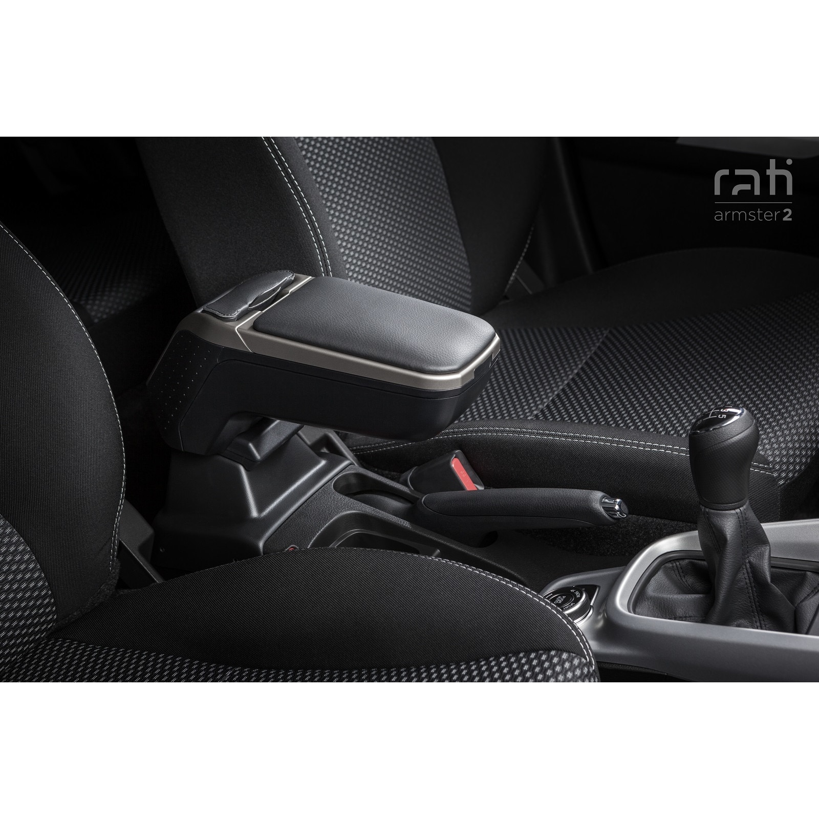 Cotiera auto Armster DACIA SPRING 2021-Prezent, Negru cu gri, cu ...