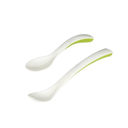 Set de 2 lingurite din plastic BPA free cu dimensiuni diferite ...