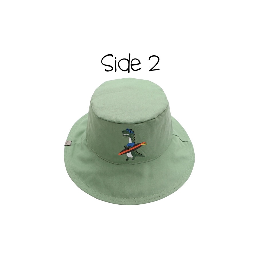 Palarie de colorat cu Carioci Lavabile, FlapJack, Reversibila, Dinozaur, UPF50+, 4-6 ani - eMAG.ro