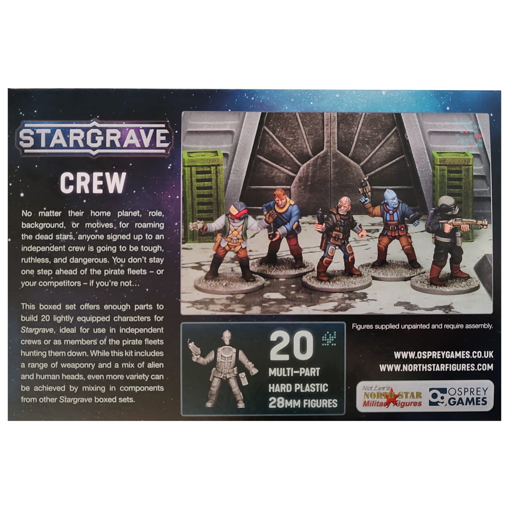 Set de figurine Stargrave Crew, SF la scara 28mm, North Star Military ...