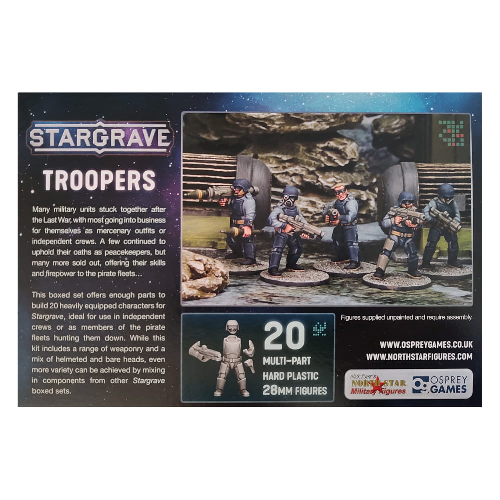 Set de figurine Stargrave Troopers, SF la scara 28mm, North Star ...