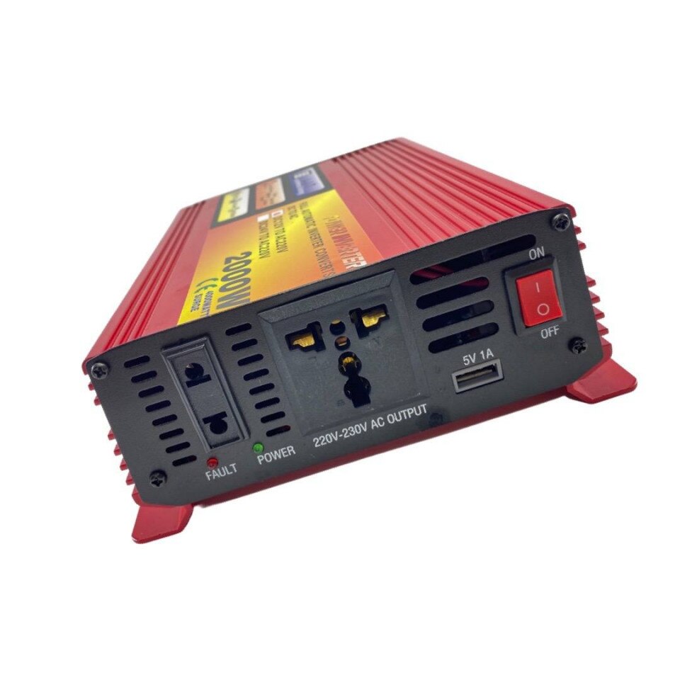 Invertor alimentare 12V, iesire 220V, Power Invertor, putere 2000W ...