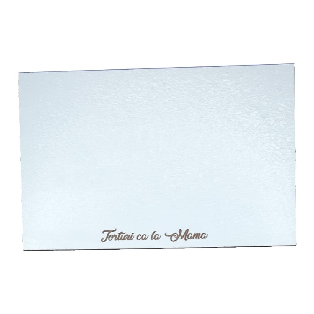 Disc Tort, Personalizat, MDF 3MM, Dreptunghi, Alb, 26 cm, DT004 - eMAG.ro