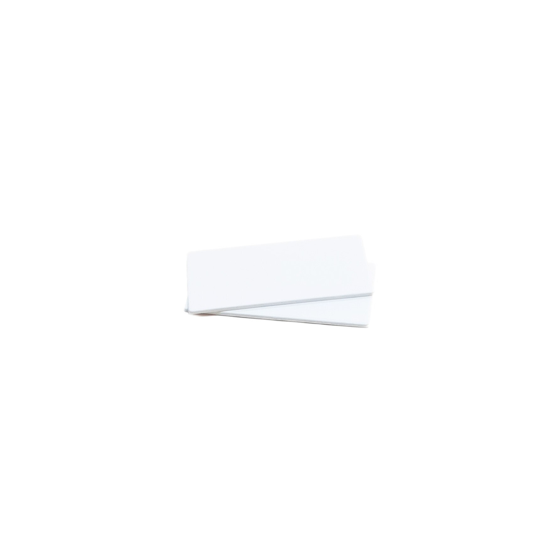 Set chese ecler 5 x 11 cm, pvc 3 mm, alba, 25 buc, Excelsior Media ...
