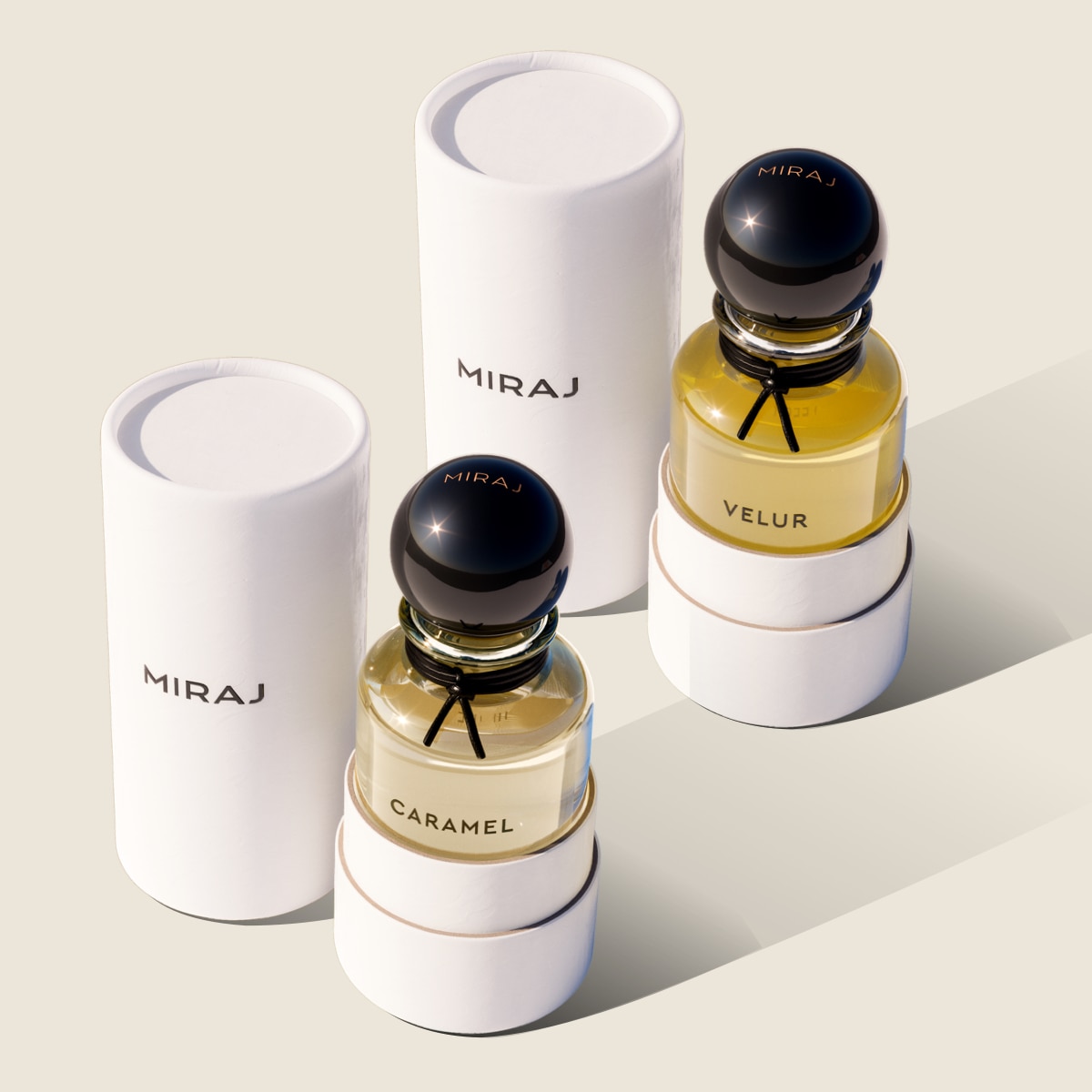Set apa de parfum Duo Miraj Caramel si Miraj Velur, 200 ml - eMAG.ro