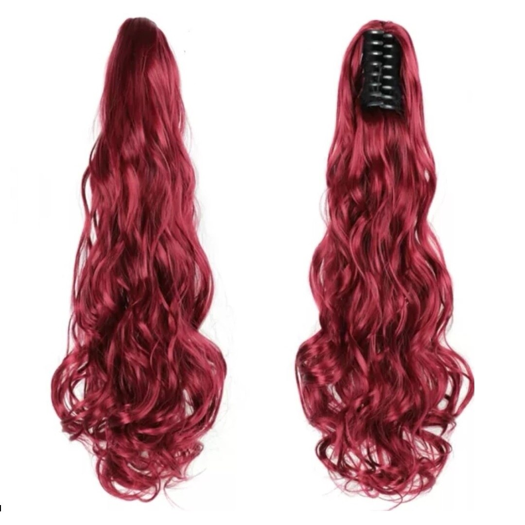 Coada par Visinie / Burgundy, ondulata, tip cleste, 50 cm, Animis ...