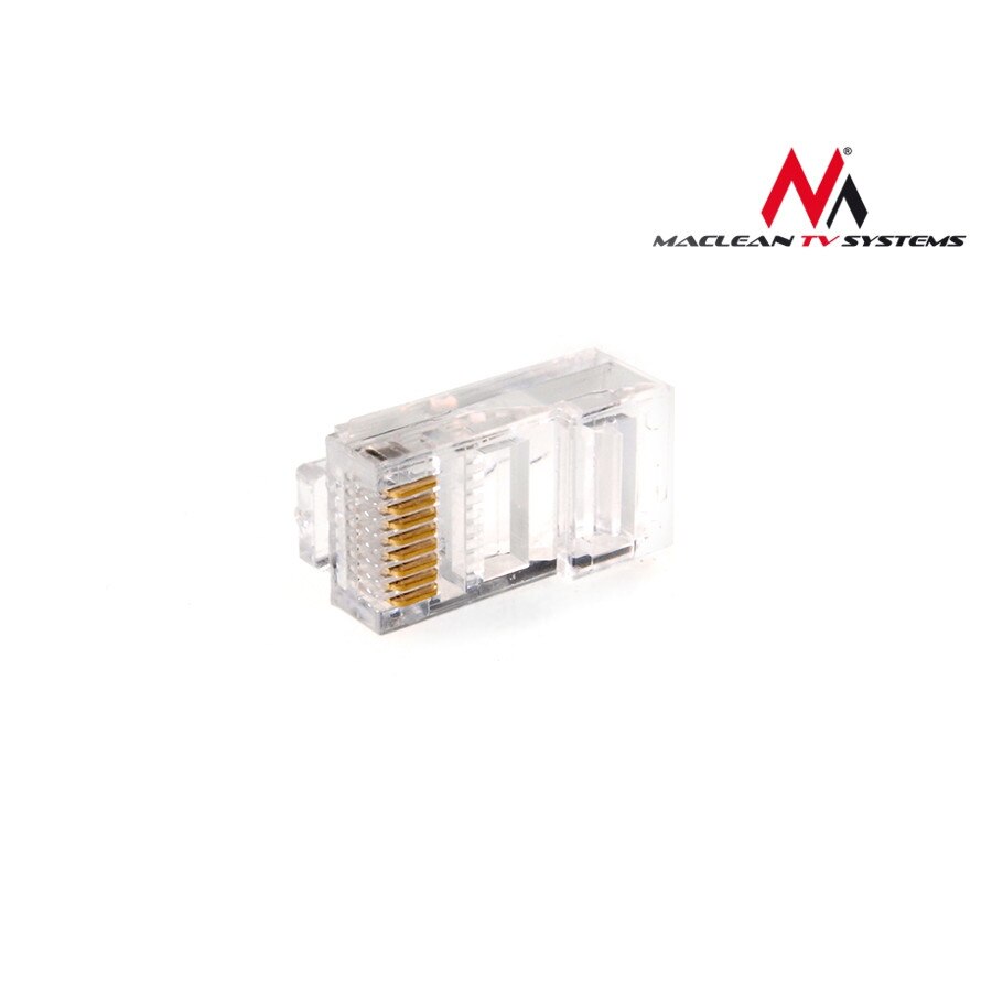 Mufa Maclean, Cat. 5e, MCTV-662, RJ-45, 8P8C, Transparent - eMAG.ro
